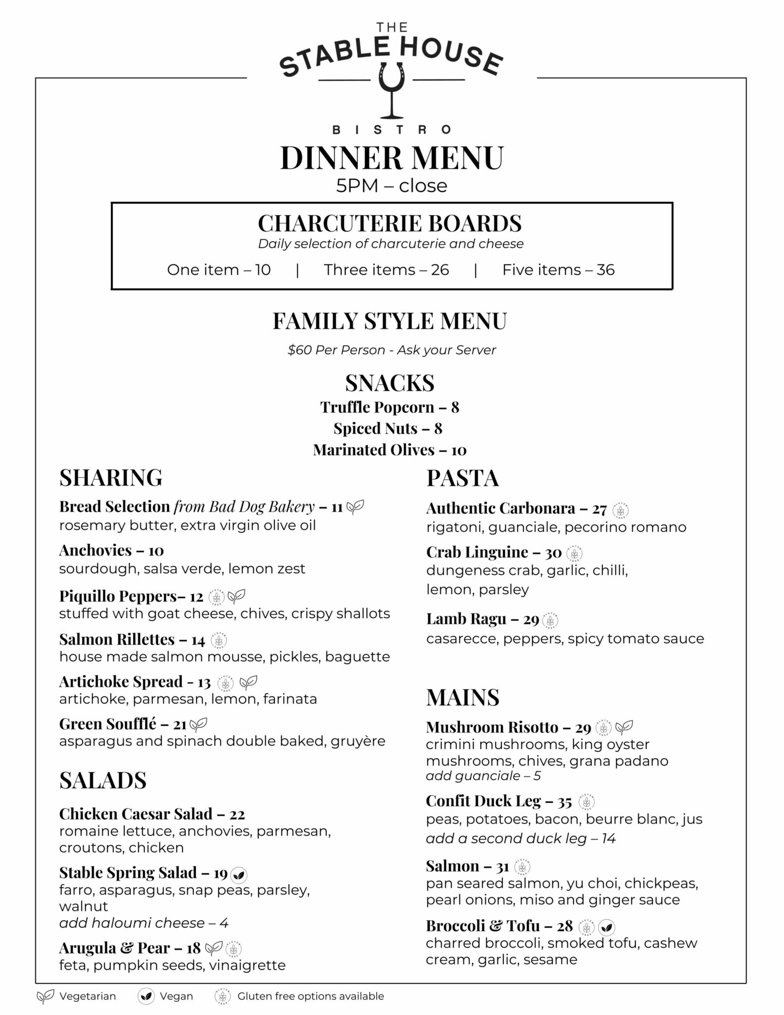 Eat and Drink – The Stable House Bistro Vancouver