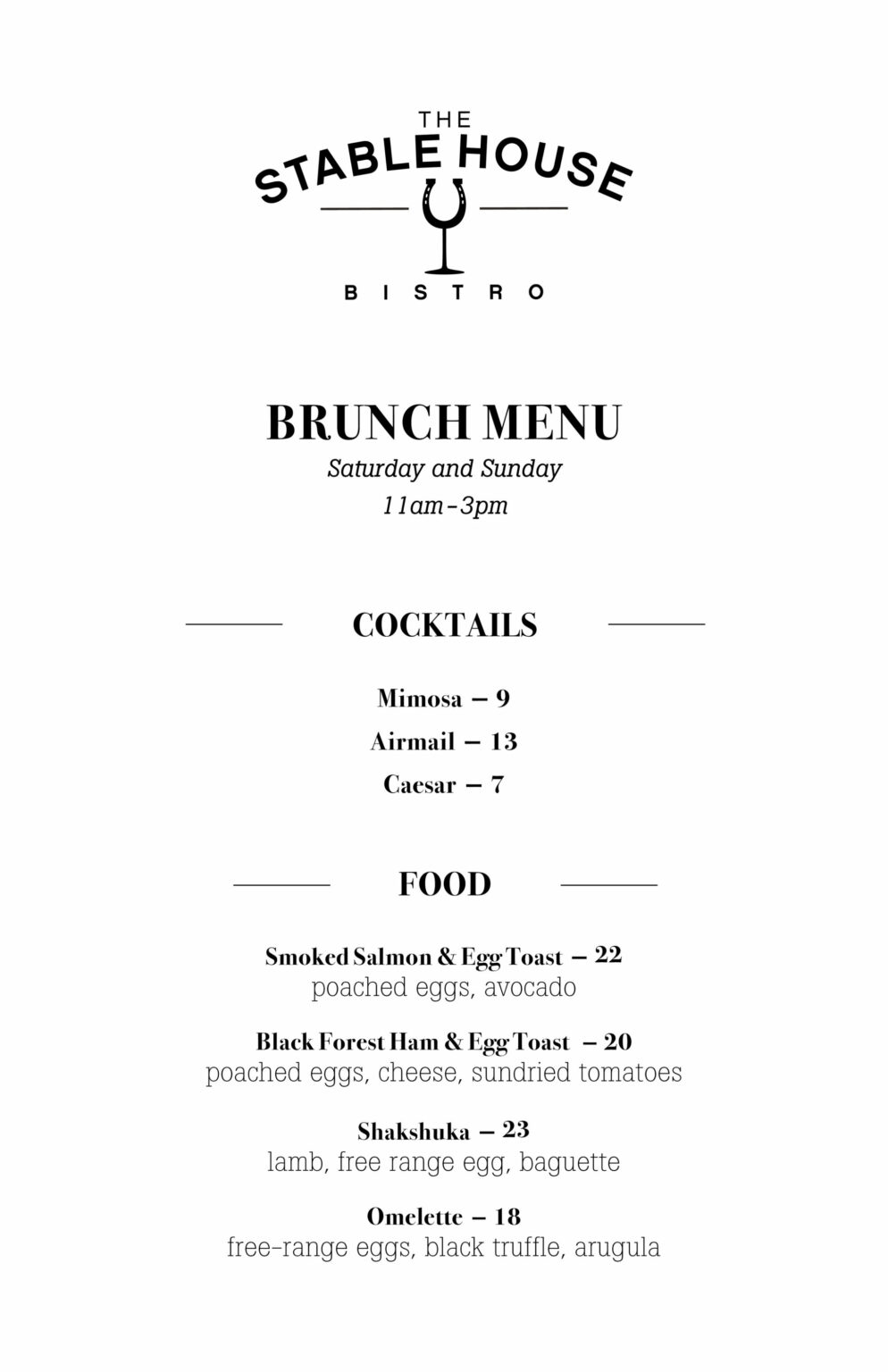 Eat and Drink – The Stable House Bistro Vancouver